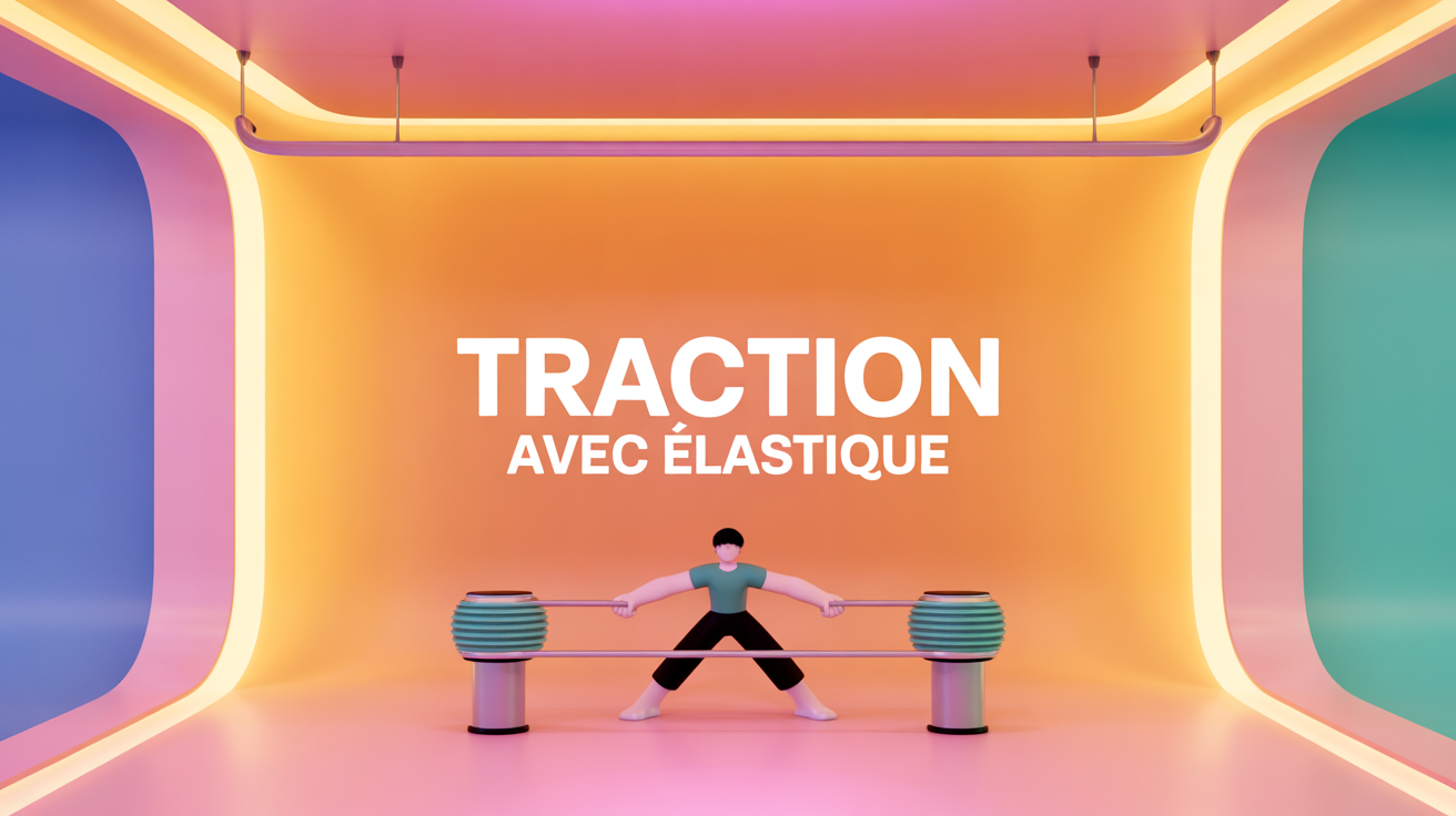 Traction élastique : la méthode accessible pour progresser rapidement